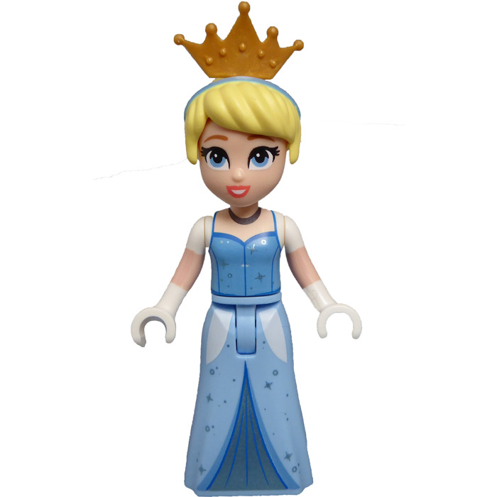 LEGO Cinderella with Metallic Light Blue and Tiara Minifigure | Brick ...