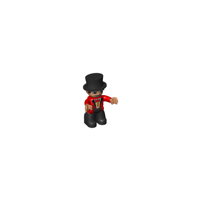LEGO Circus Ringmaster with Red Bow Tie Duplo Figure | Brick Owl