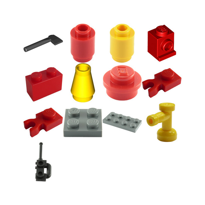 LEGO City Advent Calendar Set 7907-1 Subset Day 2 - Fire Hydrant and ...