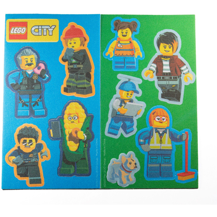 LEGO City Fabric Stickers (5007167) | Brick Owl - LEGO Marketplace