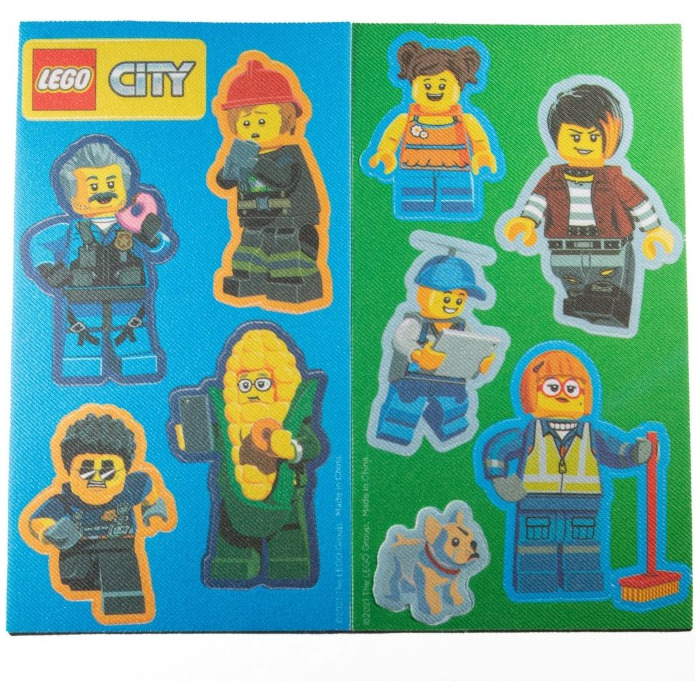 LEGO City Fabric Stickers (5007167) | Brick Owl - LEGO Marketplace