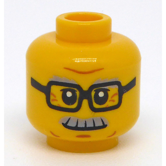 LEGO City People Pack Grandfather Minifigure Head (3626 / 26879 ...