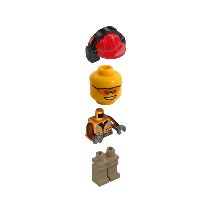 LEGO City Road Worker Male Minifigure | Brick Owl