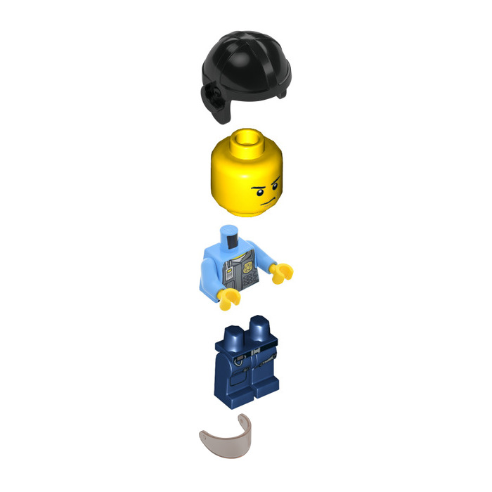 LEGO City Undercover Elite Police Officer 3 Minifigure | Brick Owl ...