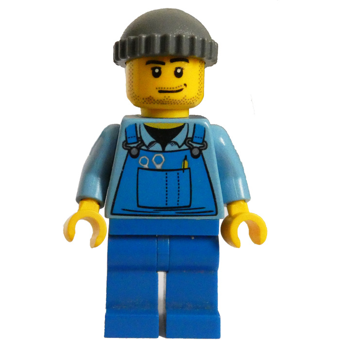 LEGO City Worker with Overalls Minifigure | Brick Owl - LEGO Marketplace