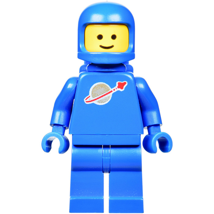 LEGO Classic Space Astronaut (Blue) with Air Tanks Minifigure | Brick ...