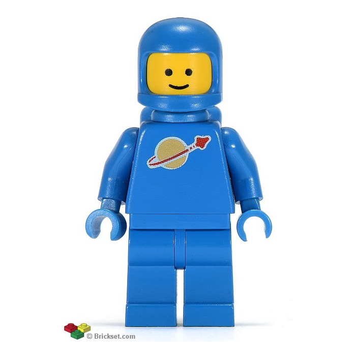 LEGO Classic Space Astronaut (Blue) with Air Tanks Minifigure | Brick Owl