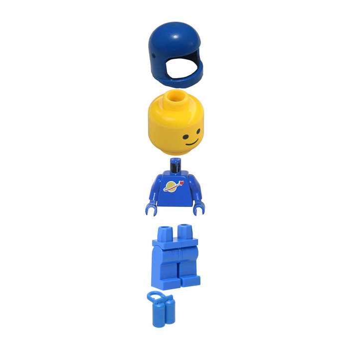 LEGO Classic Space Astronaut (Blue) with Air Tanks Minifigure | Brick Owl