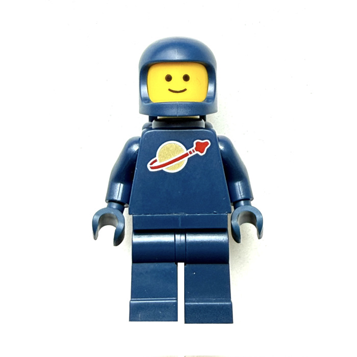 LEGO Classic Space Astronaut (Dark Blue) with Air Tanks Minifigure ...