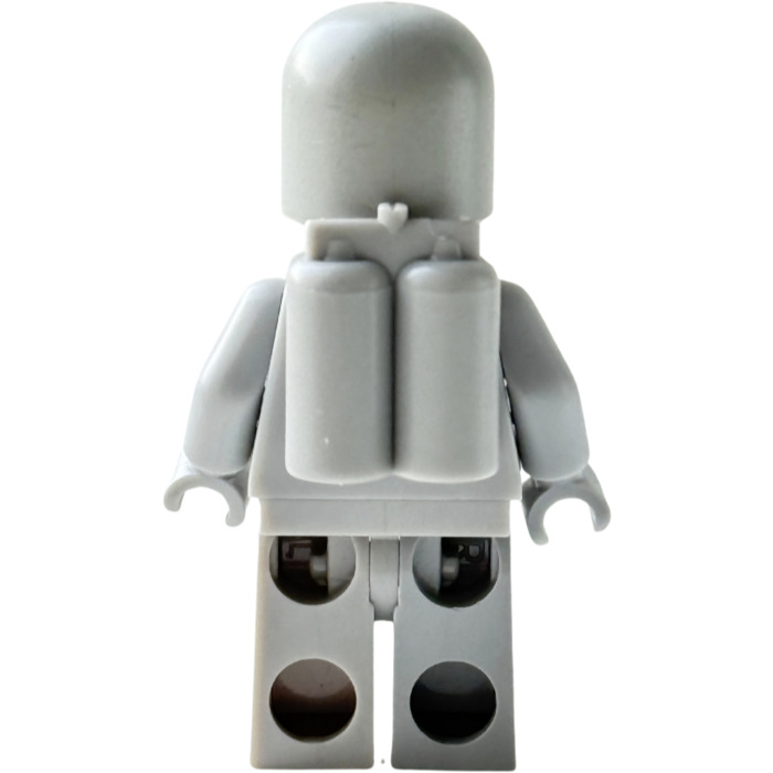 LEGO Classic Space Astronaut (Gray) with Air Tanks | Brick Owl