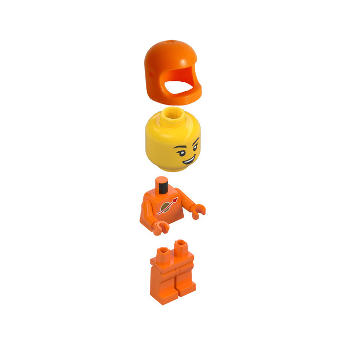 LEGO Classic Space Astronaut (Orange) Minifigure | Brick Owl - LEGO ...