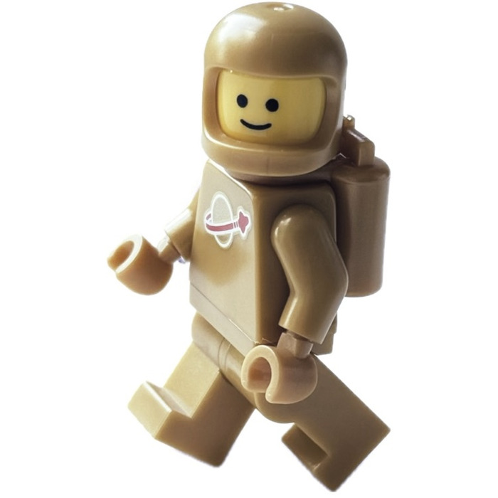 LEGO Classic Space Astronaut (Pearl Gold) with Air Tanks Minifigure ...