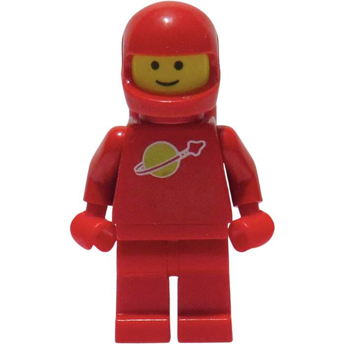 LEGO Classic Space Astronaut (Red) with Air Tanks and Modern Helmet ...