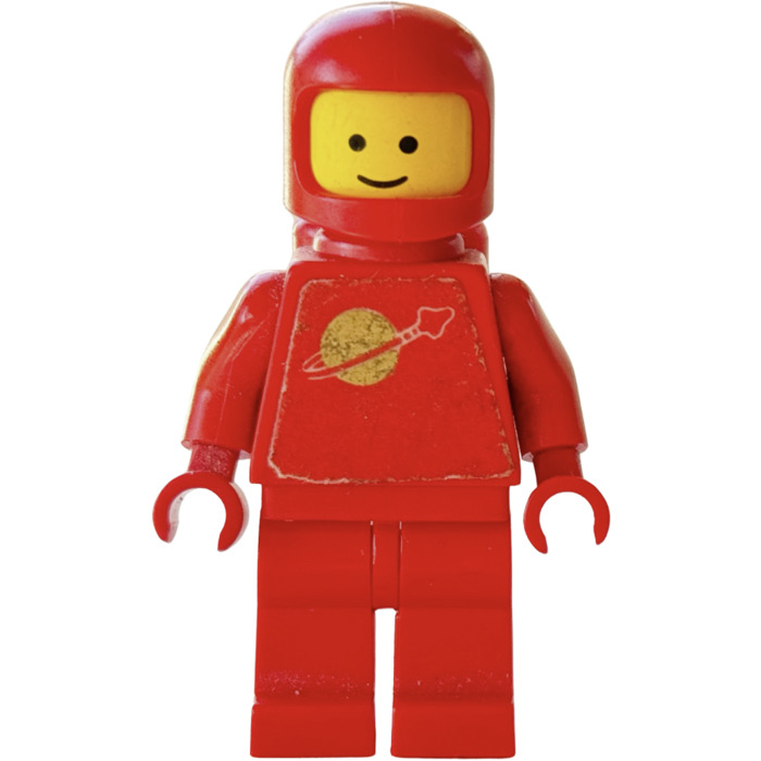 LEGO Classic Space Astronaut (Red) with Air Tanks and Stickered Torso ...