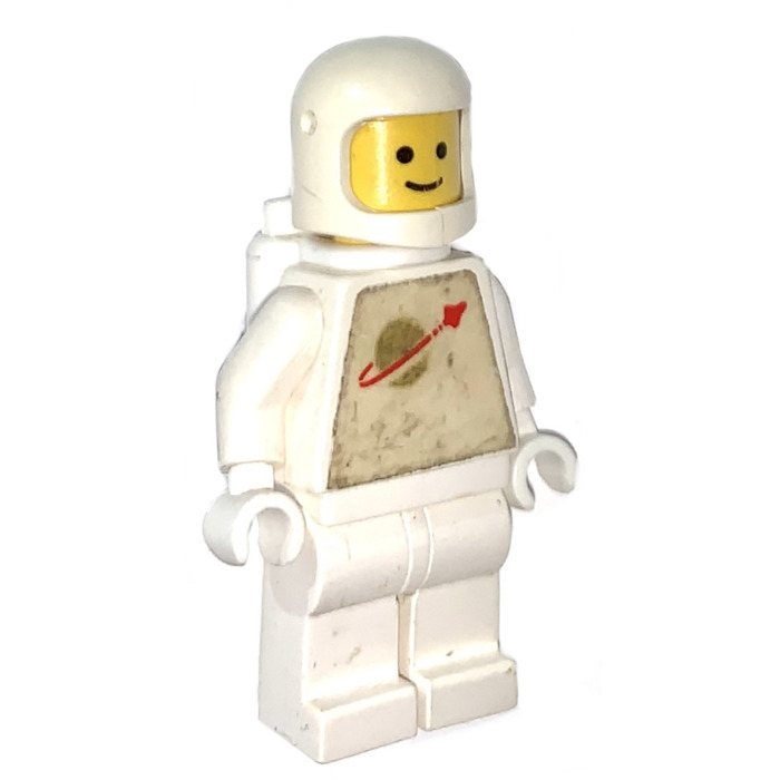 LEGO Classic Space Astronaut (White) with Air Tanks and Stickered Torso ...