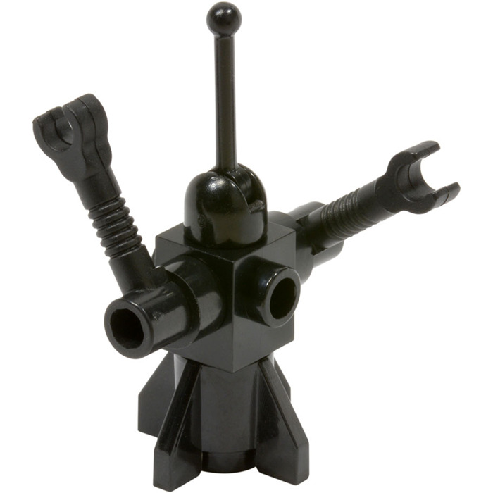 LEGO Classic Space Droid (Black) with Rocket Base Minifigure | Brick ...