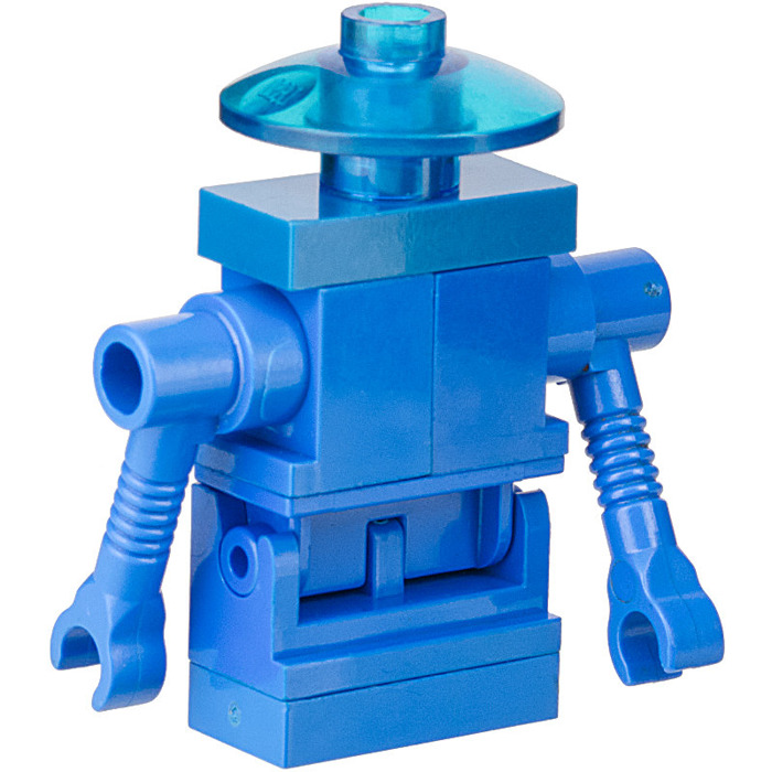 LEGO Classic Space Droid (Blue) with Hinge Base Minifigure | Brick Owl ...