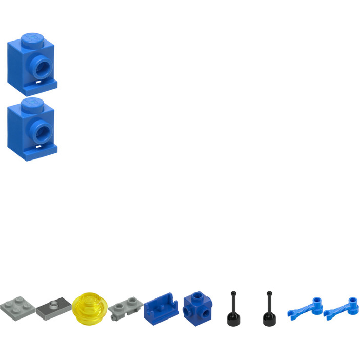 LEGO Classic Space Droid (Blue) with Plate Base Minifigure | Brick Owl ...