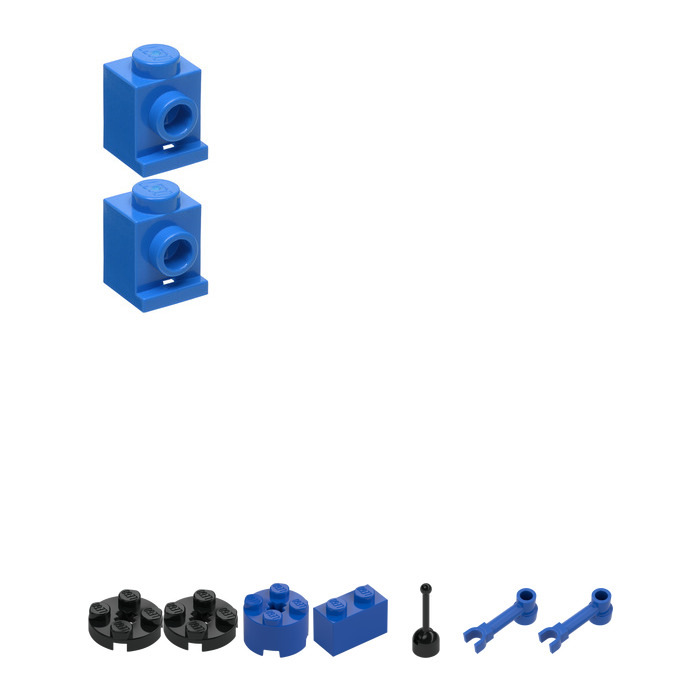 LEGO Classic Space Droid (Blue) with Round Plate Base Minifigure ...