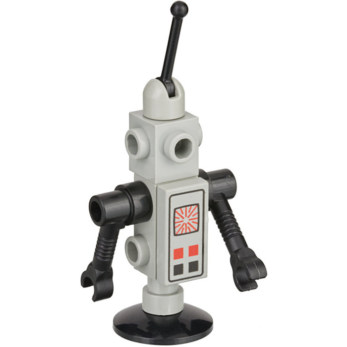 LEGO Classic Space Droid (Gray) with Dish Base Minifigure | Brick Owl