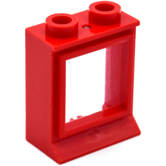LEGO Classic Window 1 x 2 x 2 with Removable Glass and Top Hole | Brick Owl