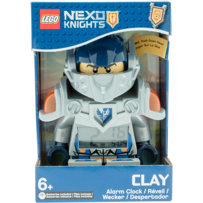 LEGO Clay Minifigure Alarm Clock (5005115) | Brick Owl - LEGO Marketplace