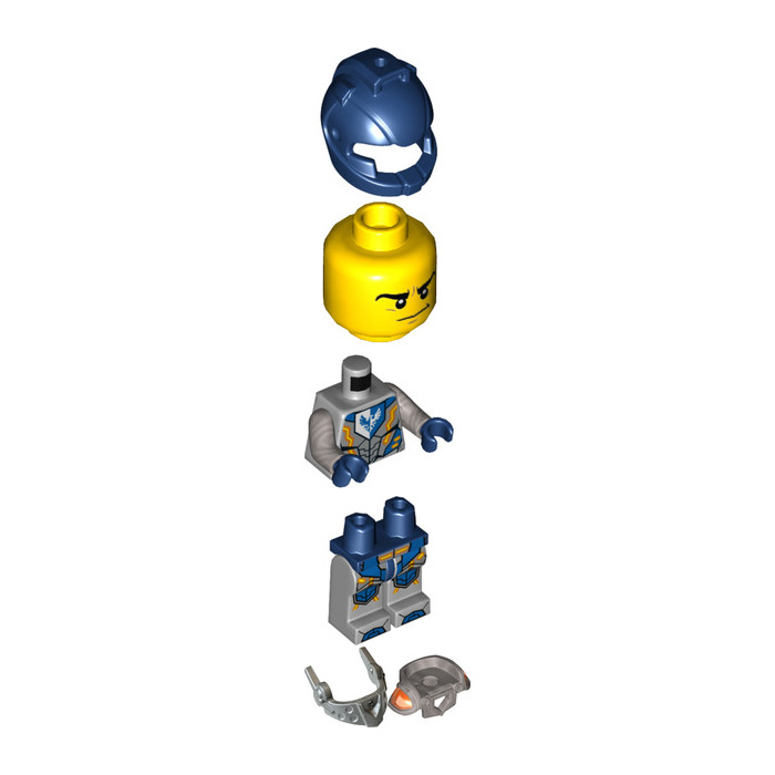 LEGO Clay with Silver Visor and Armor Minifigure | Brick Owl