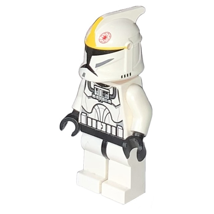 LEGO Clone Pilot with Yellow Markings and Large Eyes Minifigure | Brick Owl