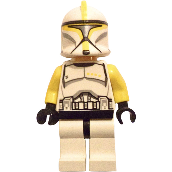 LEGO Clone Trooper Commander with Yellow Arms Minifigure | Brick Owl ...