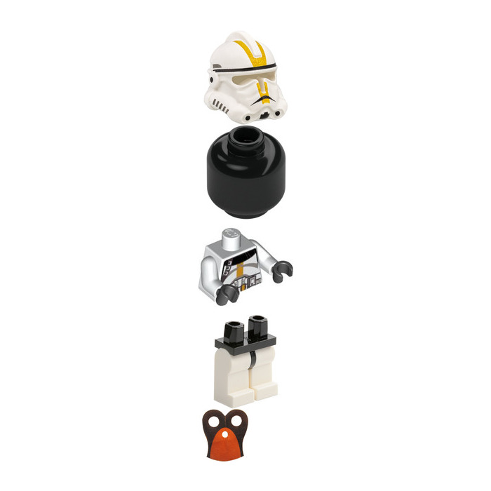 LEGO Clone Trooper with Bright Light Orange Markings and Pauldron ...