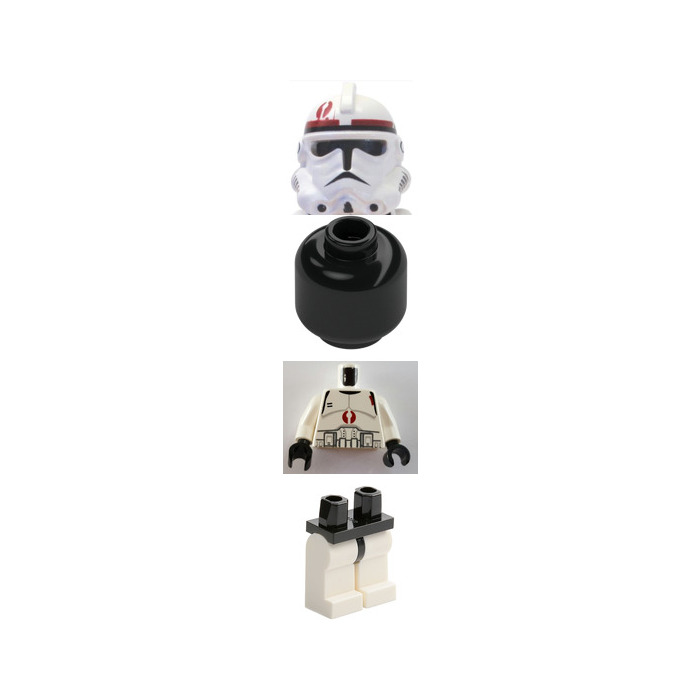 LEGO Clone Trooper with Dark Red Markings Minifigure | Brick Owl - LEGO ...