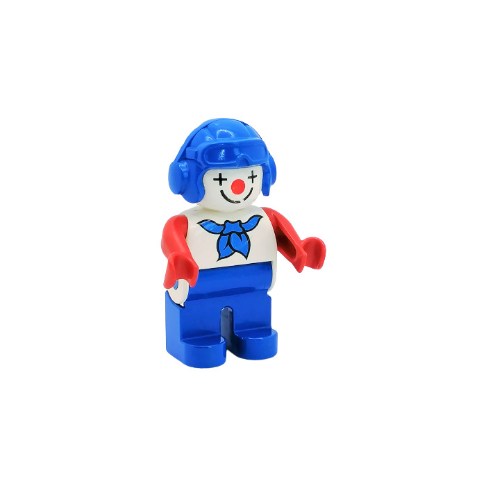 LEGO Clown with Blue Legs and Helmet Duplo Figure | Brick Owl - LEGO ...