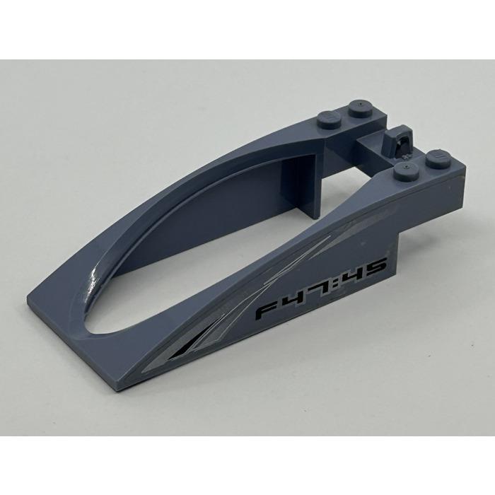 LEGO Cockpit 4 x 10 x 2 with 'F47:45' Sticker (47843) | Brick Owl ...