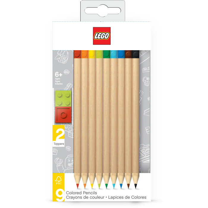 LEGO Colored Pencils - Toppers (9 Pack) (5005148) | Brick Owl - LEGO ...