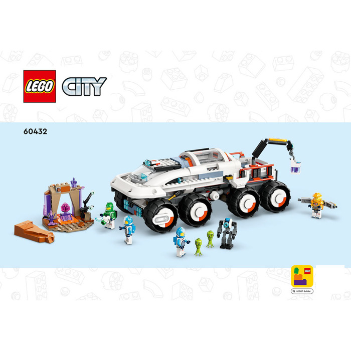 LEGO Command Rover and Crane Loader Set 60432 Instructions | Brick Owl ...
