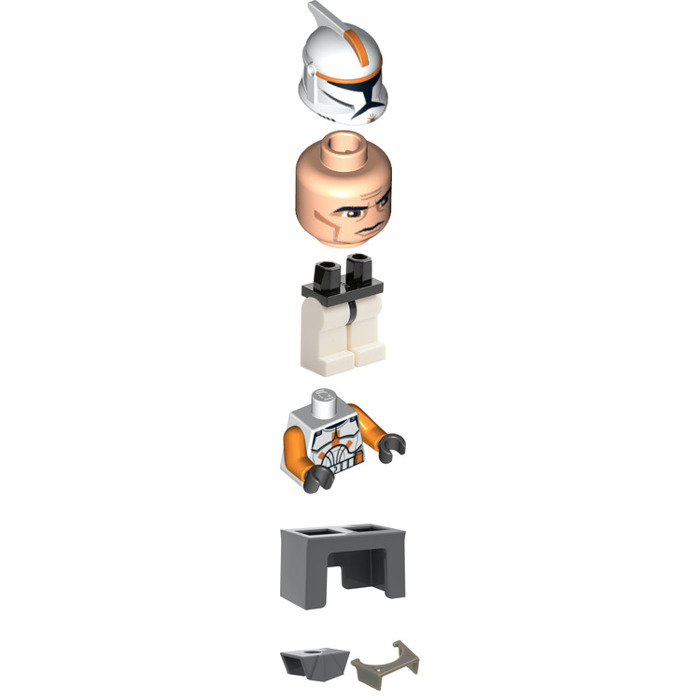 LEGO Commander Cody with Gray Visor, Pauldron and Kama Minifigure ...