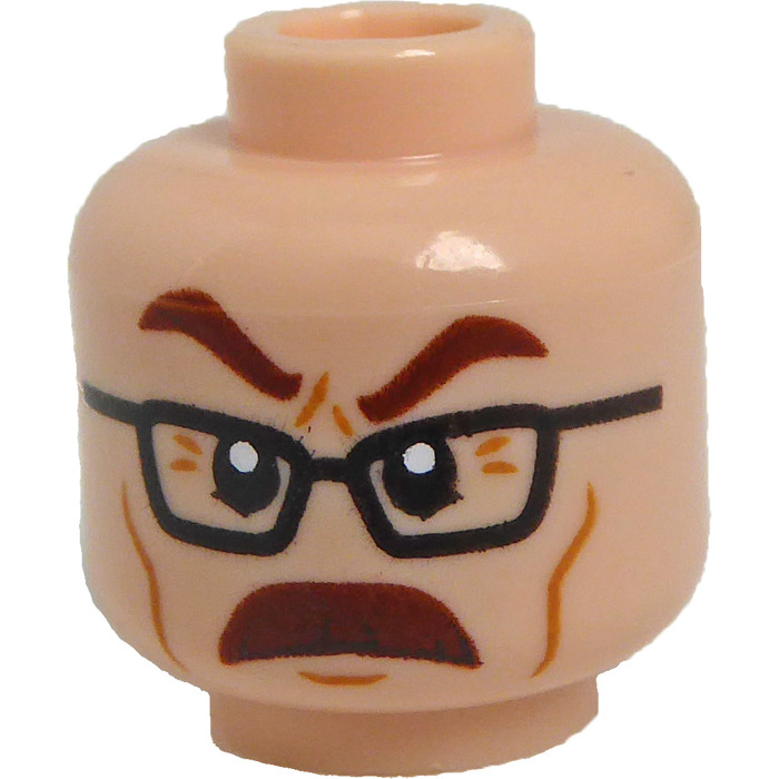 LEGO Commissioner Gordon with Brown Coat Minifigure Head (3626 / 55147 ...