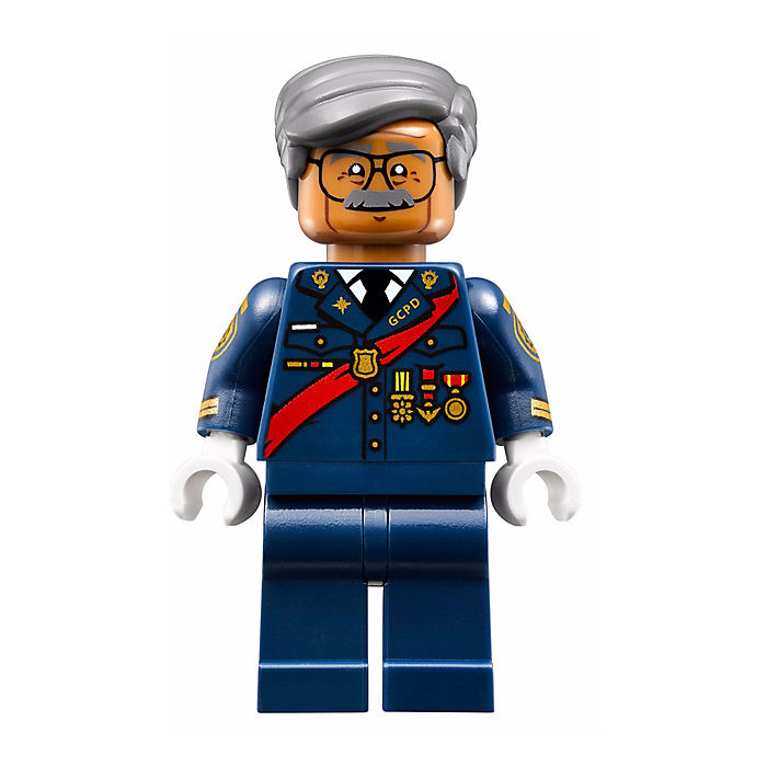 LEGO Commissioner Gordon with Police Uniform Minifigure | Brick Owl ...