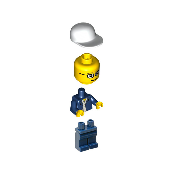 LEGO Community Worker, Dark Blue Jacket Minifigure | Brick Owl - LEGO ...