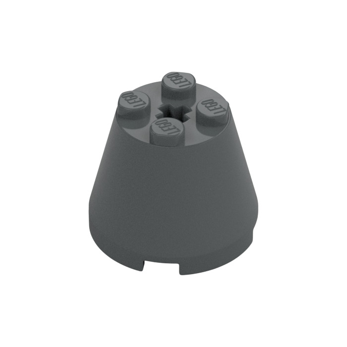 LEGO Cone 3 x 3 x 2 with Axle Hole (6233 / 45176) | Brick Owl