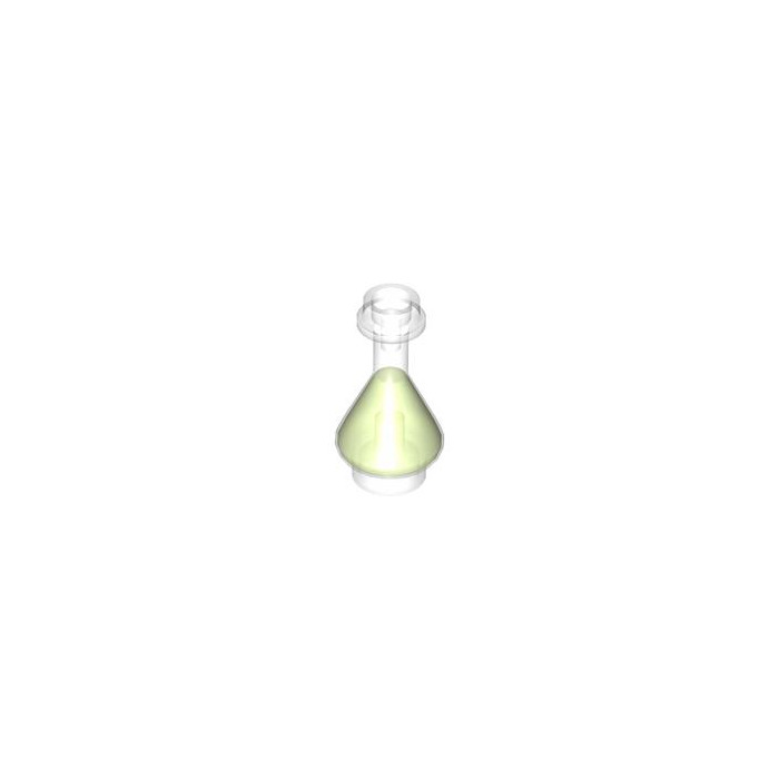 LEGO Conical Flask with Transparent Bright Green Fluid (33027 / 38029 ...
