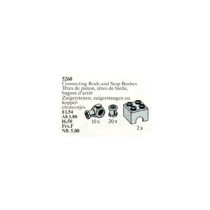 LEGO Connecting Rods and Stop Bushes Set 5260 | Brick Owl - LEGO ...