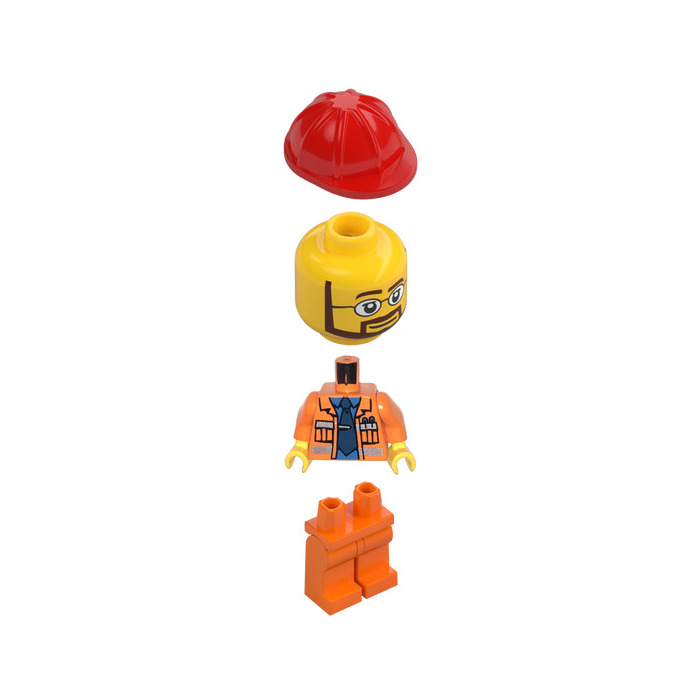 LEGO Construction Foreman Minifigure | Brick Owl - LEGO Marketplace