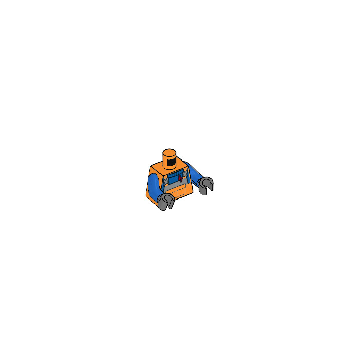 LEGO Construction Worker Minifig Torse (76382) | Brick Owl - LEGO Marché