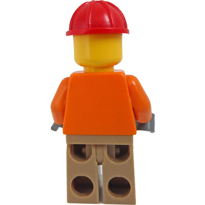 LEGO Construction Worker with Beard and Glasses Minifigure | Brick Owl ...