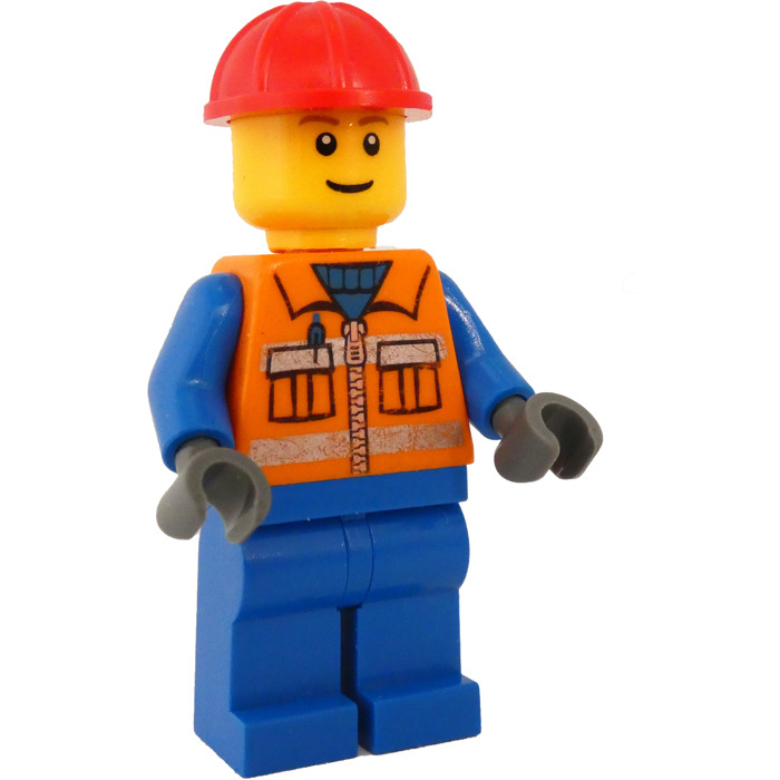 LEGO Construction Worker with Smile Minifigure | Brick Owl - LEGO ...