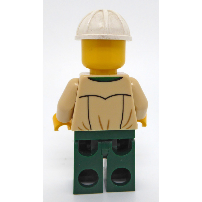 LEGO Construction Worker with Tan Shirt Minifigure | Brick Owl