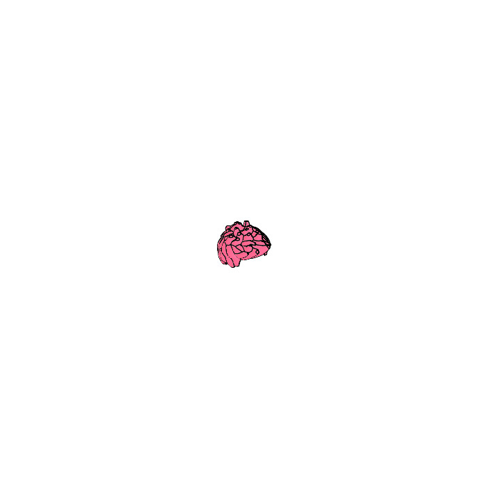 LEGO Coral Spiky Hair (18228 / 98385) | Brick Owl - LEGO Marketplace