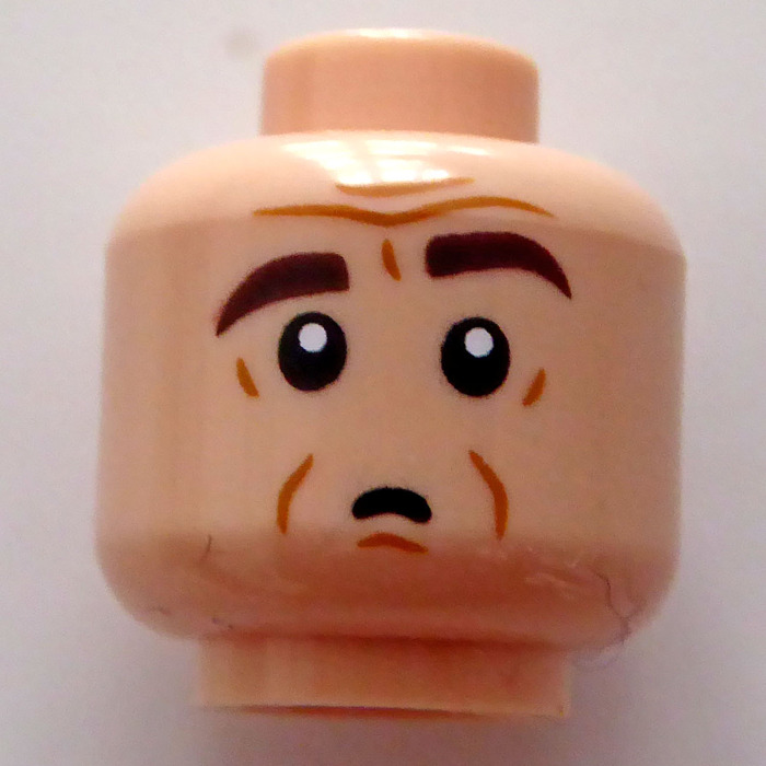 LEGO Cosmo Kramer Minifigure Head (3626 / 78864) | Brick Owl - LEGO ...