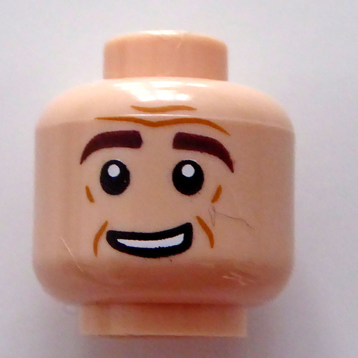 LEGO Cosmo Kramer Minifigure Head (3626 / 78864) | Brick Owl - LEGO ...